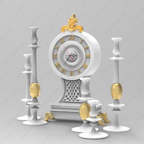 Candlestick mirror set SetASs01 - stlcnc دانلود فایل سه بعدی